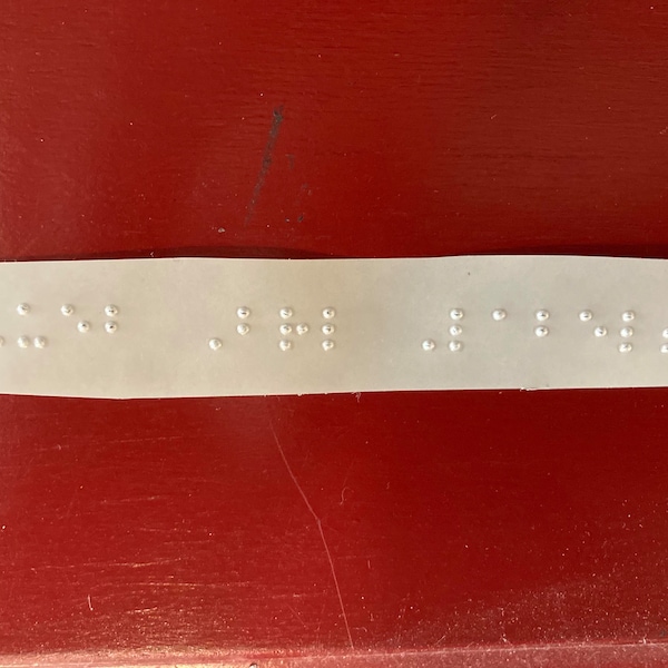 Custom Braille Label - Etsy