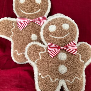 Plush Gingerbread Man Pillow, Christmas Pillow, Gingerbread Man Decor ...