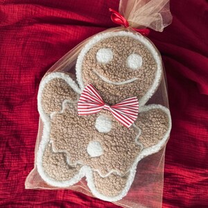 Plush Gingerbread Man Pillow, Christmas Pillow, Gingerbread Man Decor ...