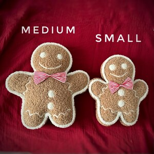 Plush Gingerbread Man Pillow, Christmas Pillow, Gingerbread Man Decor ...