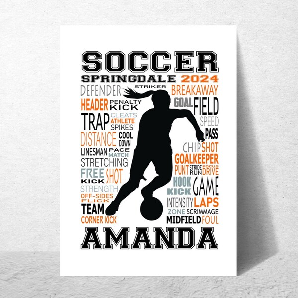 Soccer Posters - Etsy