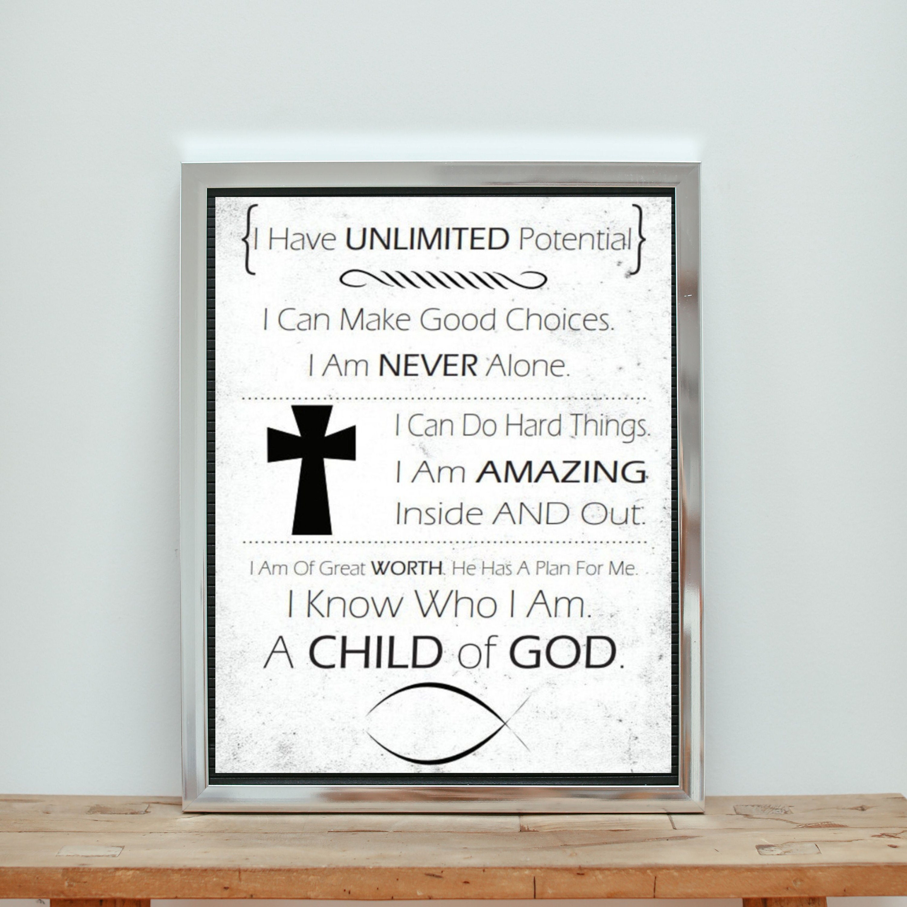 Child of God Poster - Digital Print - Christian Wall Art - Christian ...