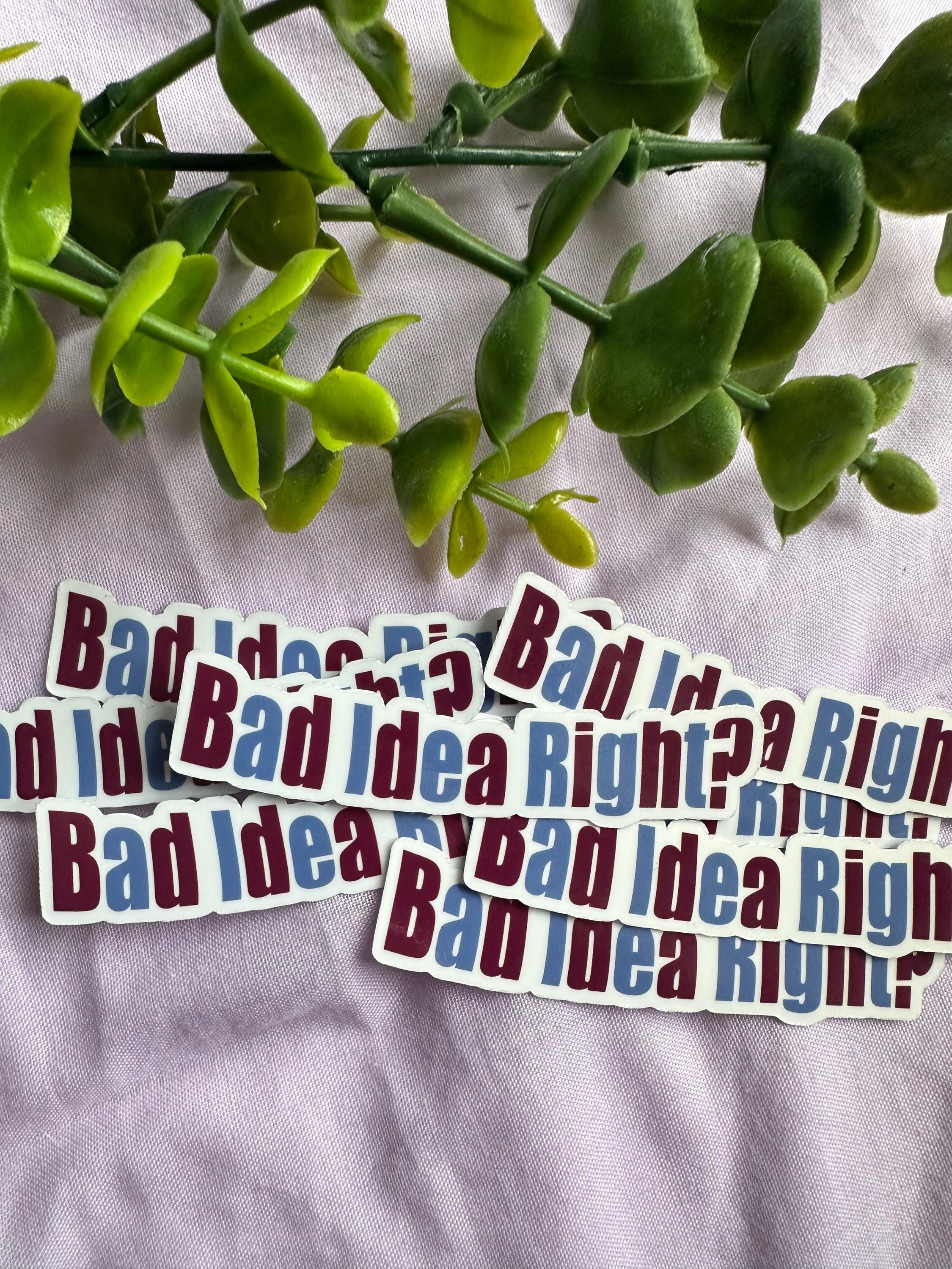 Olivia Rodrigo ‘bad Idea Right?’ Sticker - Etsy