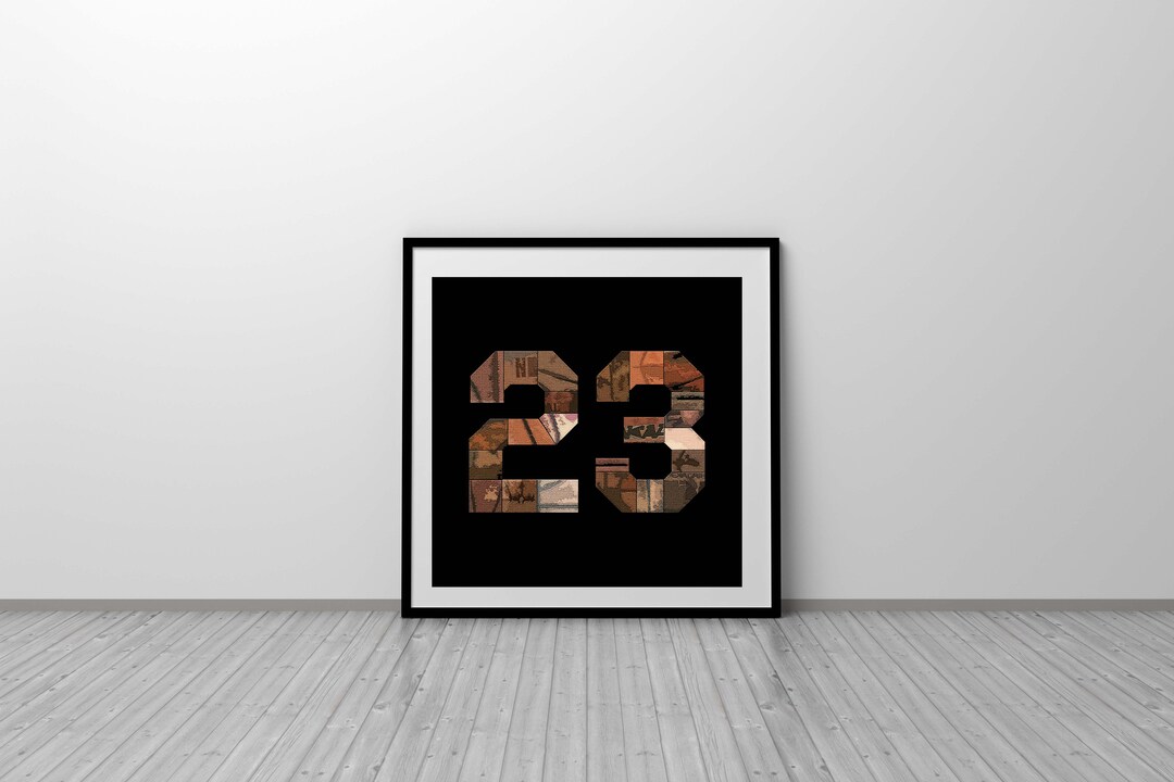 Number 23 Basketball Art Print: Sports Poster (digital File) - Etsy
