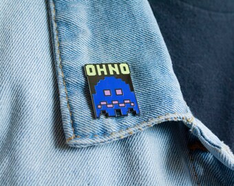 Pacman Enamel Pin - Etsy