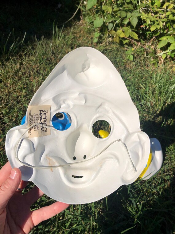 1982 Vintage Smurf and Smurfette Masks - Set of 3 Lik… - Gem
