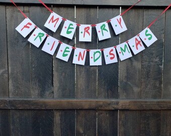 Friendsmas Banner - Etsy