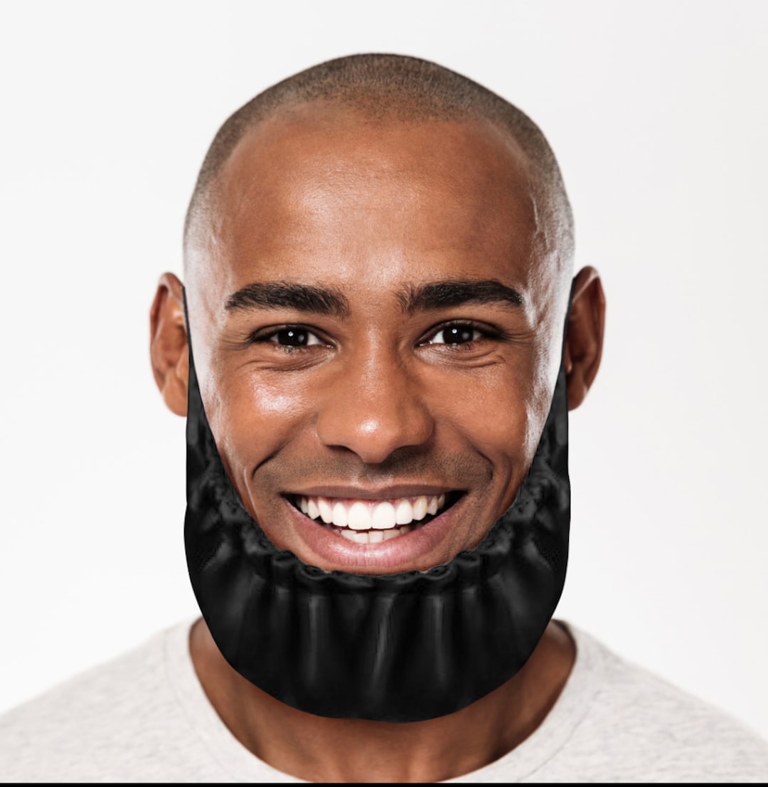 Satin Beard Rag Single Colour Beard Protector Beard Bonnet Bib for ...