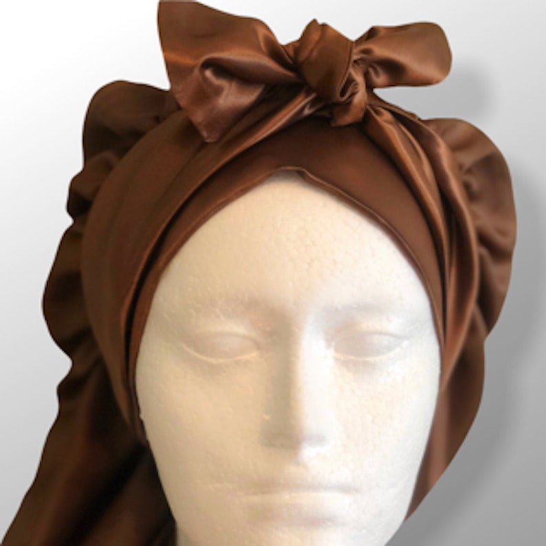 Extra Long Satin Sleep Bonnet: Non-slip Hair Protection for Braids ...