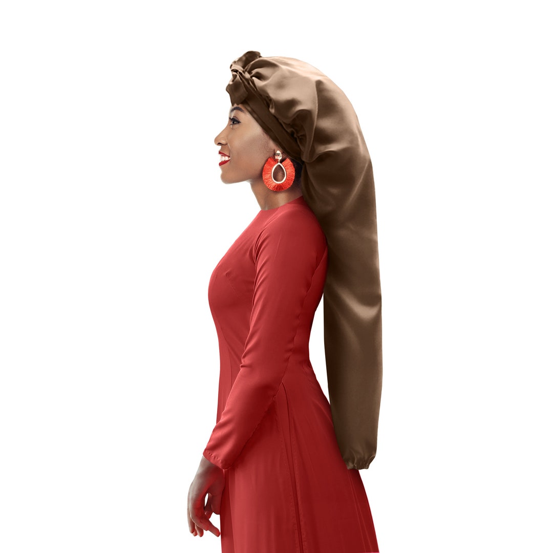 Extra Long Satin Sleep Bonnet: Non-slip Hair Protection for Braids ...