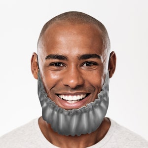 Satin Beard Rag Single Colour Beard Protector Bonnet Bib for Sleep ...