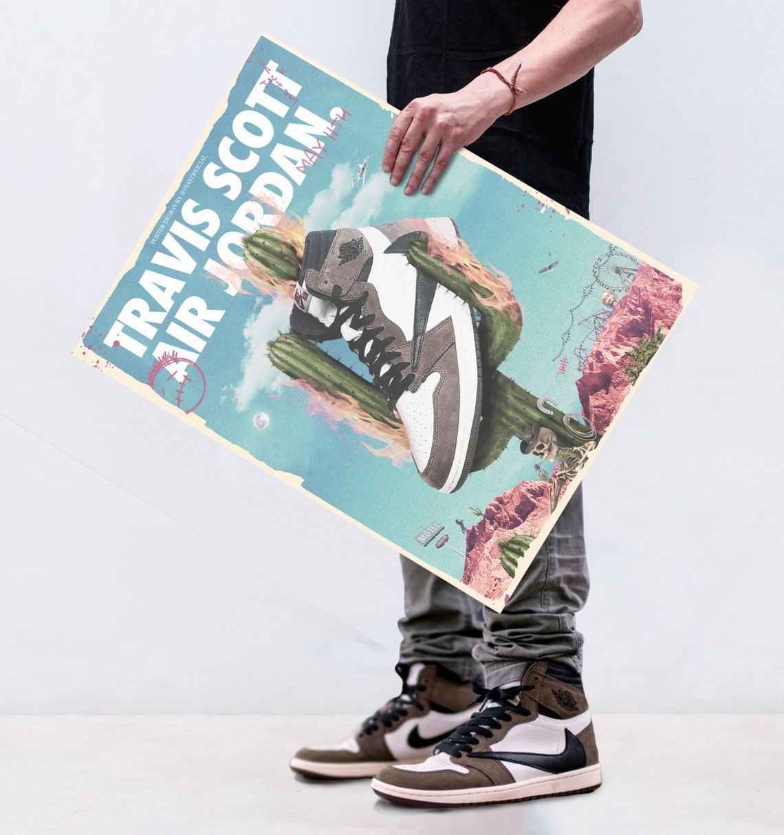 Travis Scott X Air Jordan 1 - Poster - Etsy
