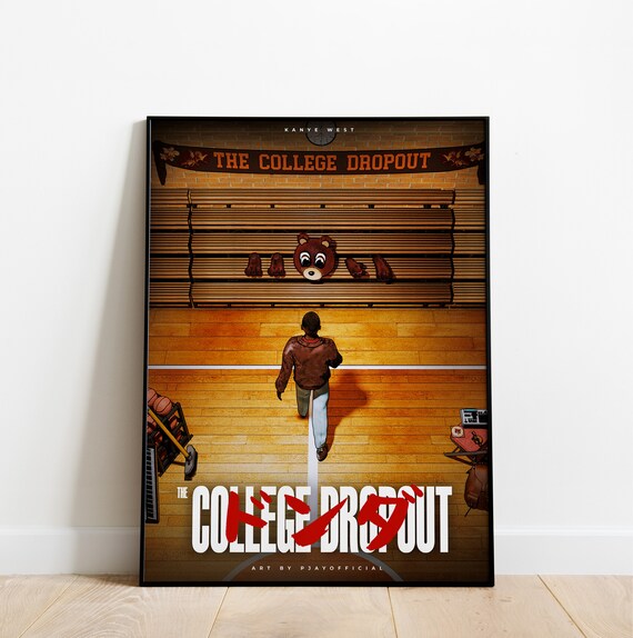 Kanye West College Dropout Poster