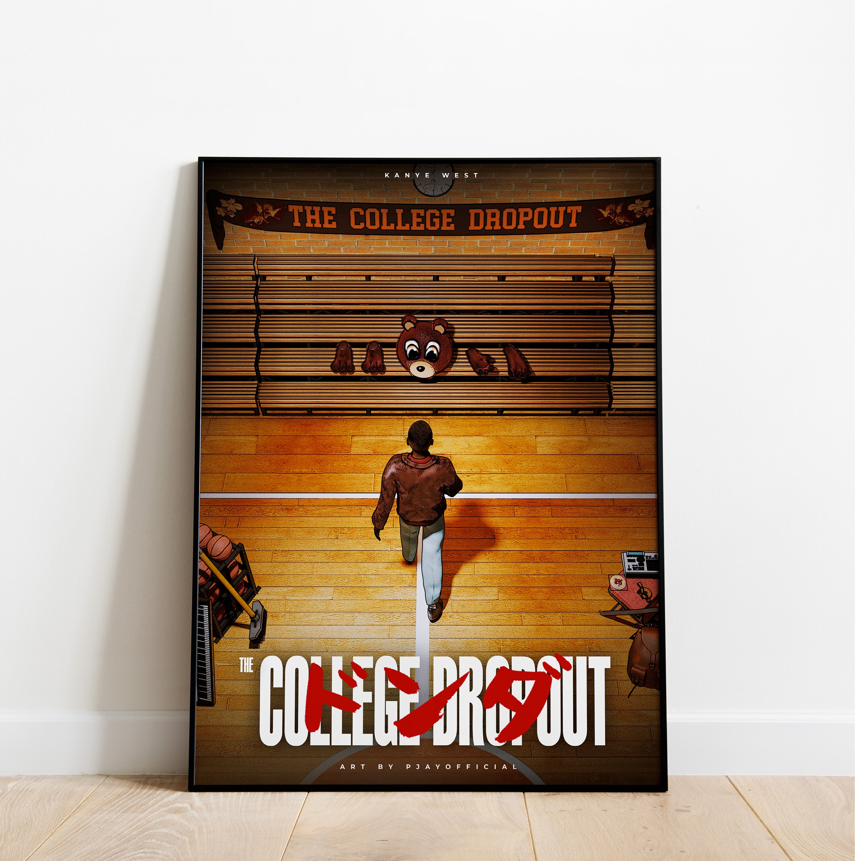 Kanye West / Ye - the College Dropout in Style of Akira Movie Poster - Etsy