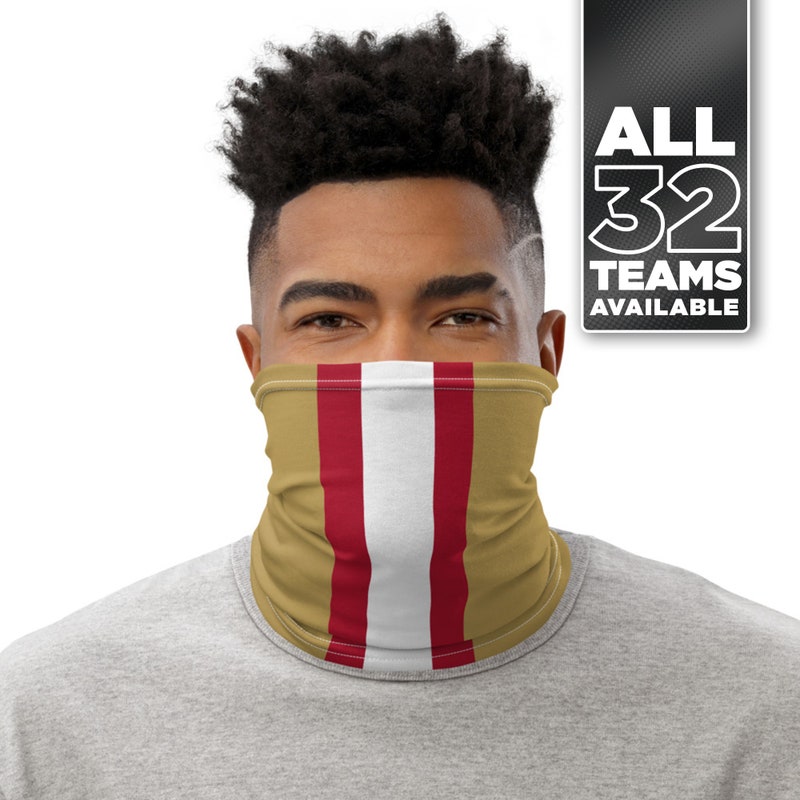 San Francisco 49ers Face Mask - Etsy