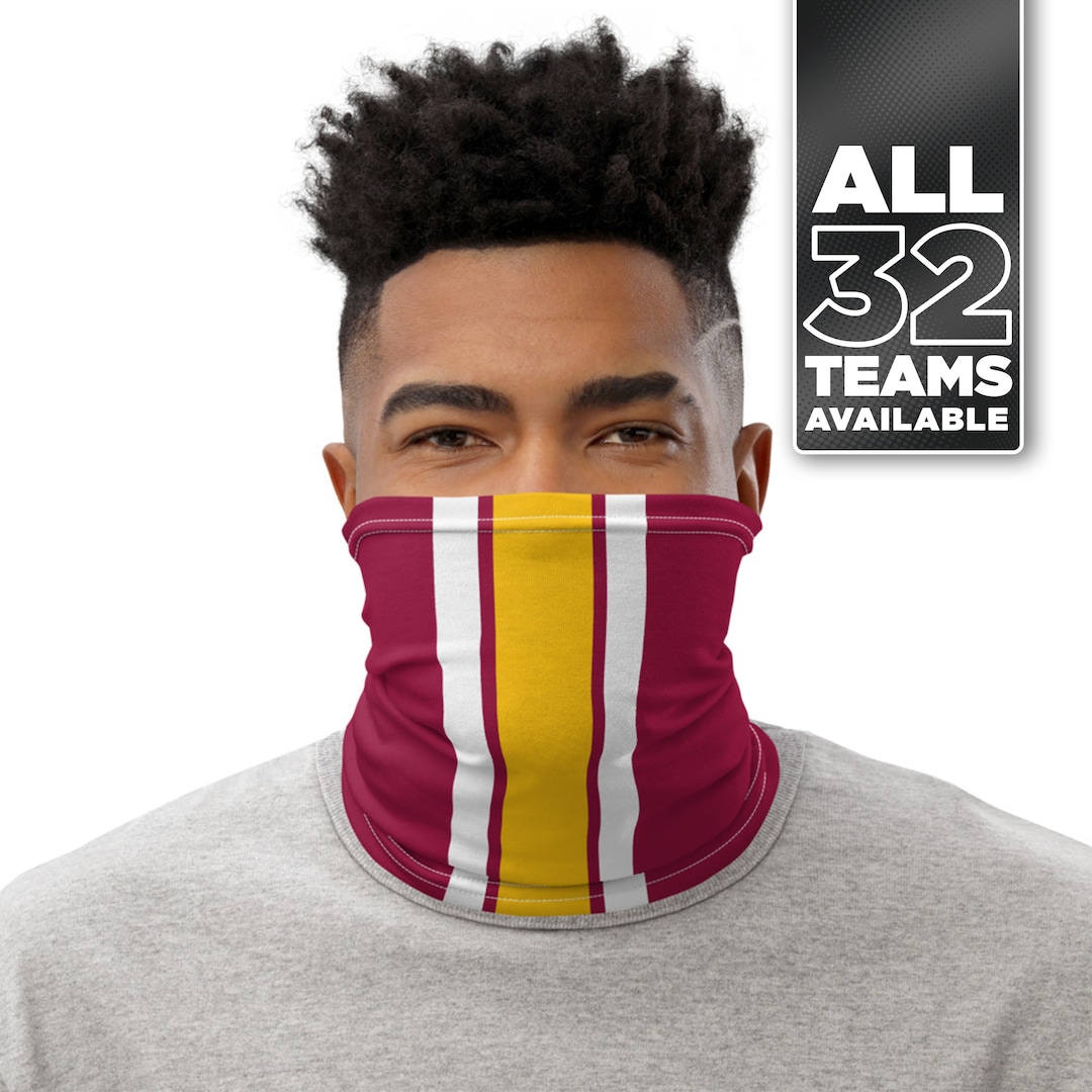 Washington Football Helmet Neck Gaiter / Washable & Reusable Face Cover ...