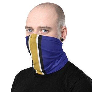 Baltimore Football Home Stripe Neck Gaiter II / Washable & Reusable ...