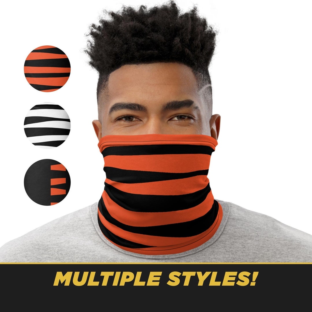 Cincinnati Bengals Neck Gaiter / Washable & Reusable Face Cover - Etsy