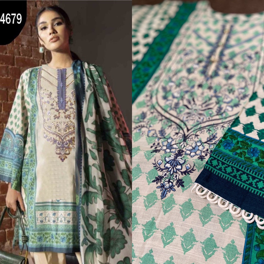 Readymade Pakistani Suit Winter Khaddar Dress Pakistani Salwar Suit ...