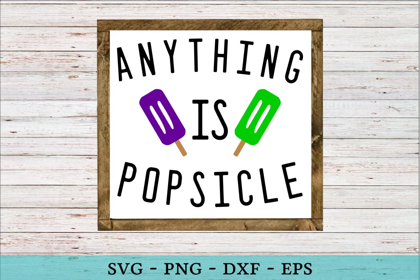 Anything Is Popsicle Cute Quote SVG Vinyl Cutter Cut File For | Etsy