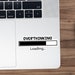 Overthinking Sticker Always Overthinking Laptop Sticker - Etsy