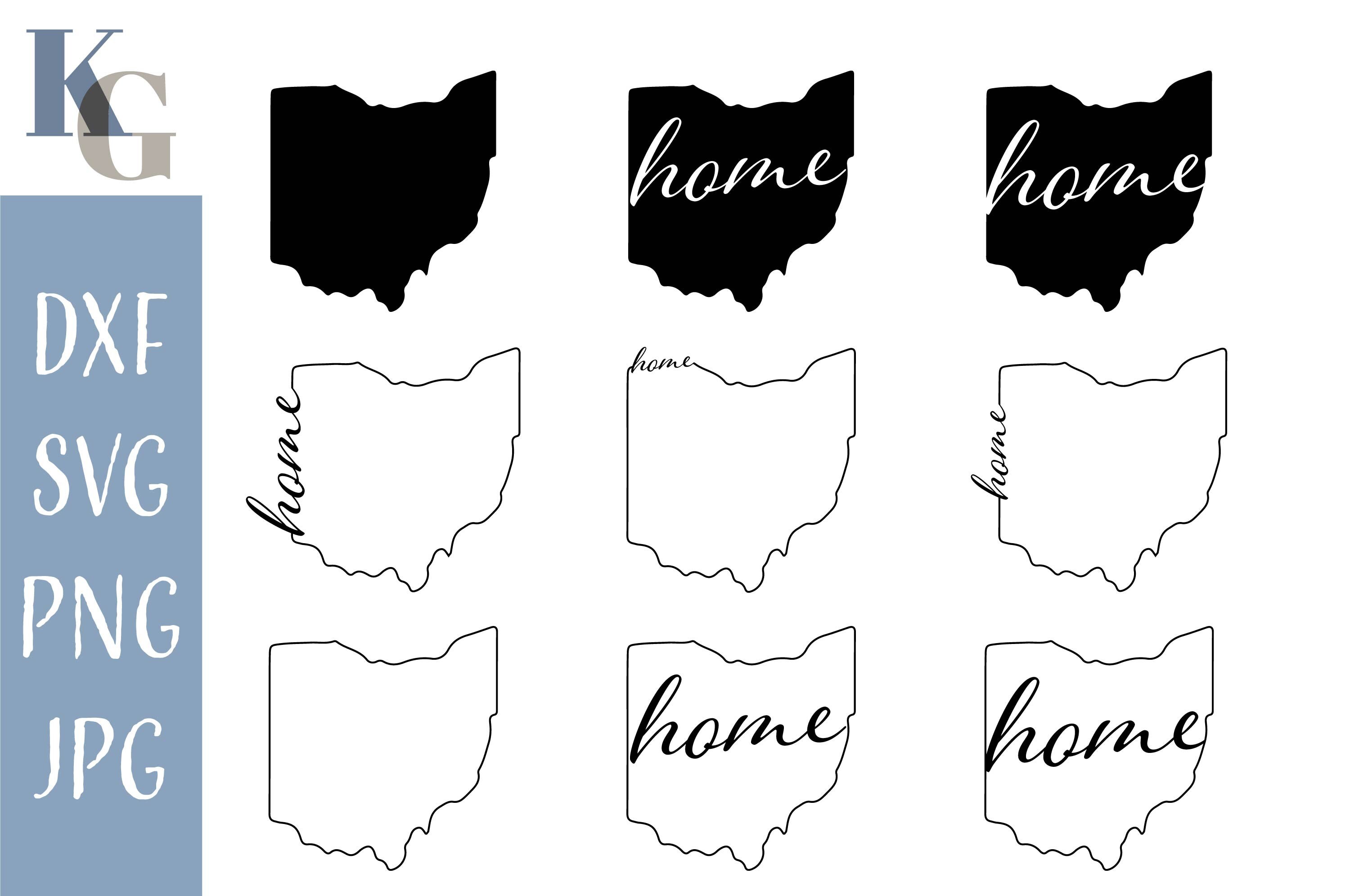 Ohio SVG Bundle Ohio SVG Ohio State Clipart Ohio Cut Files - Etsy