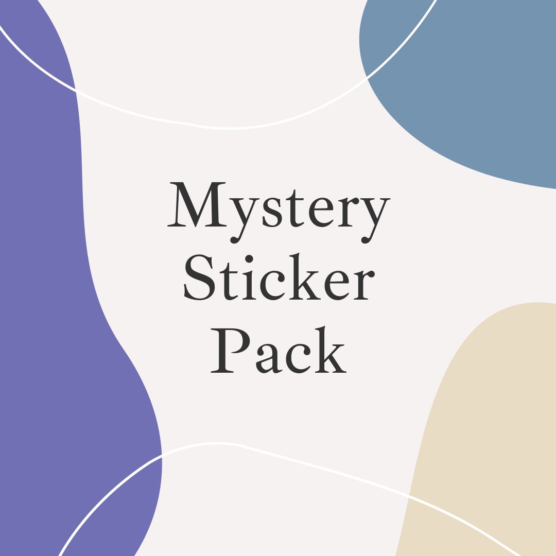 Mystery Sticker Pack, Laptop Sticker, Vinyl Decal, Car Decal ...