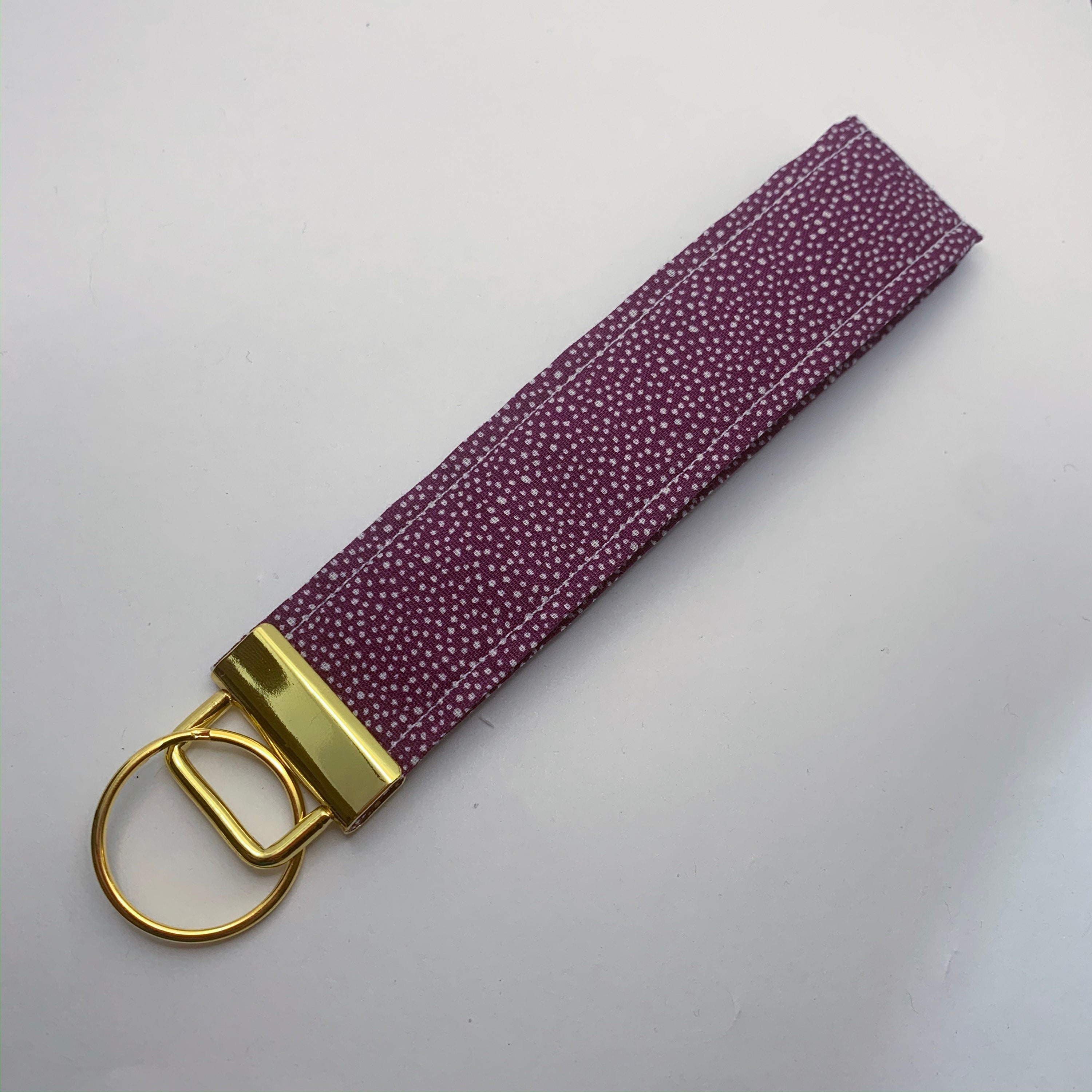 Purple speckle Key Fob purple Keycahin fun gift keychain | Etsy
