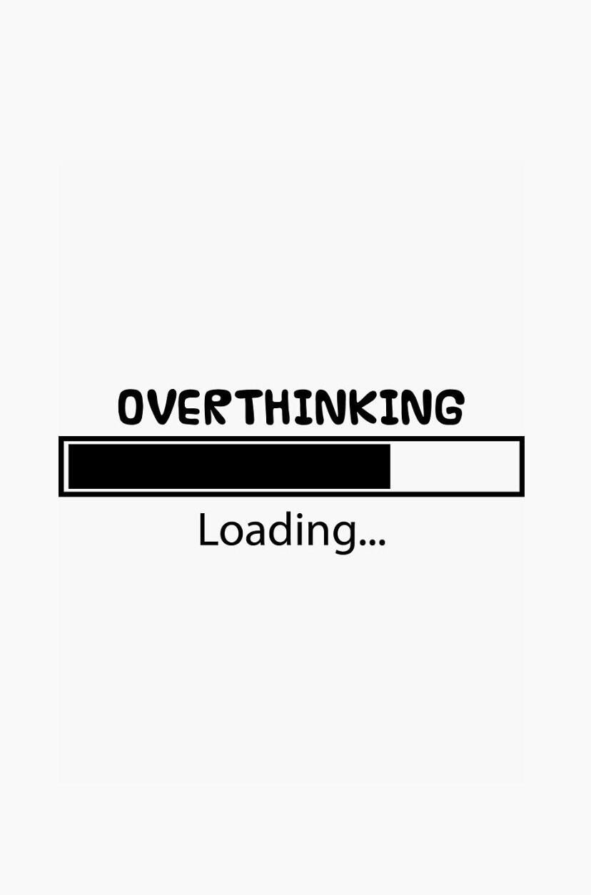 Overthinking Sticker Always Overthinking Laptop Sticker | Etsy