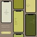 Matcha Aesthetic Phone Wallpaper Pack | Positive Affirmations | Calming ...