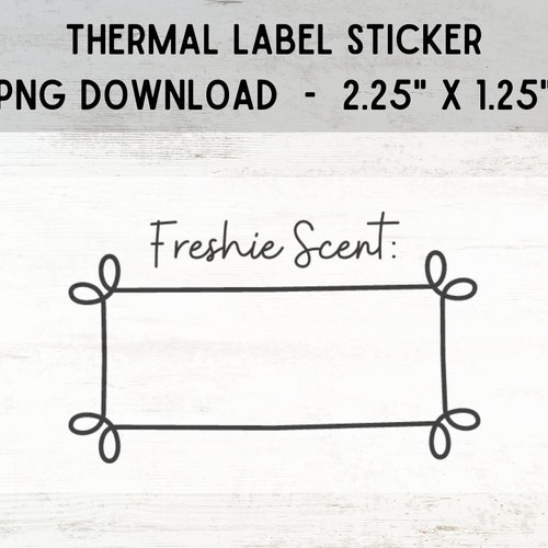 INSTANT DOWNLOAD Freshie Warning Labels With Space to Write - Etsy