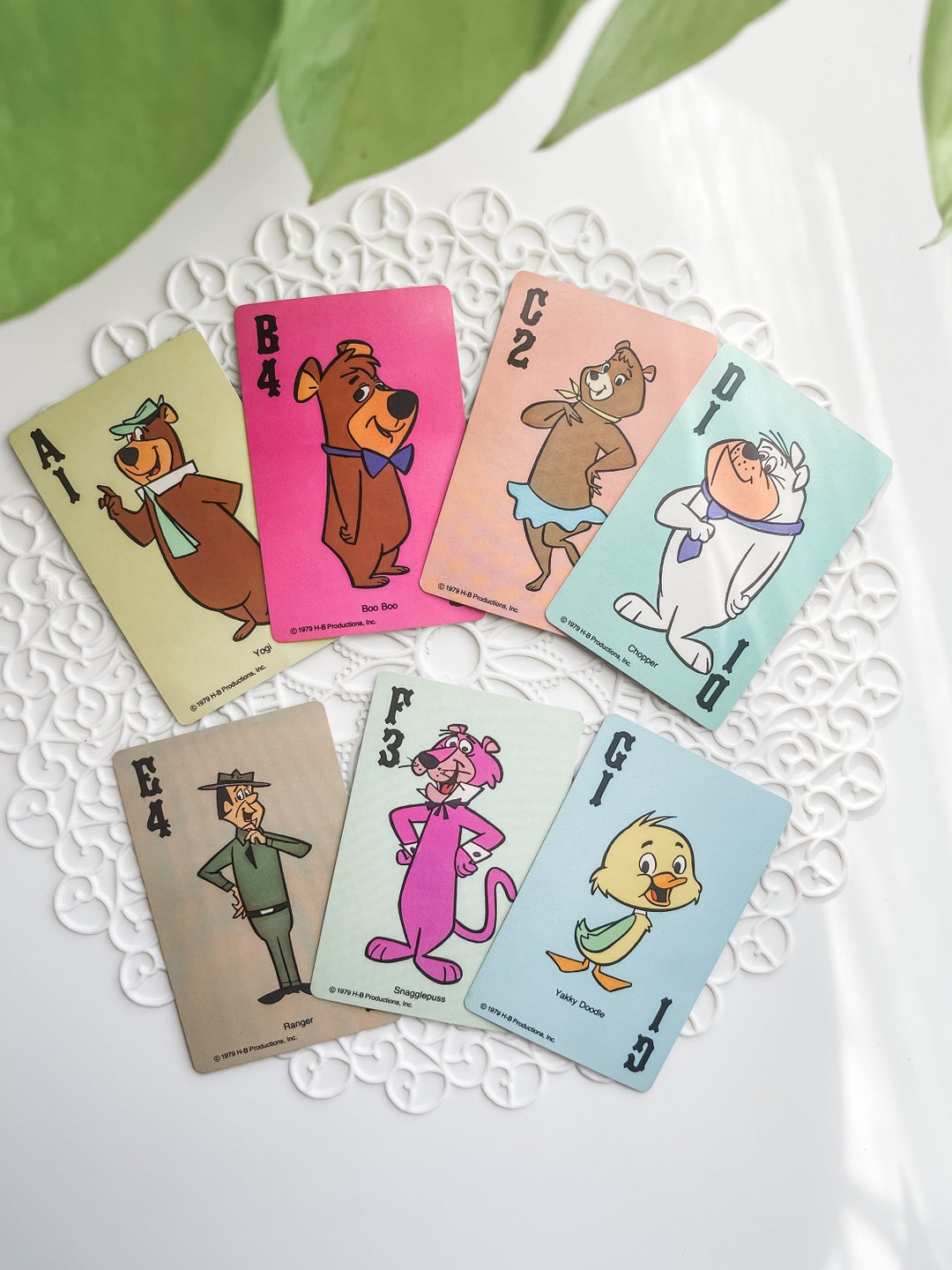 1979 Yogi Bear Playing Card Set Hanna-barbera Vintage Playing Cards ...