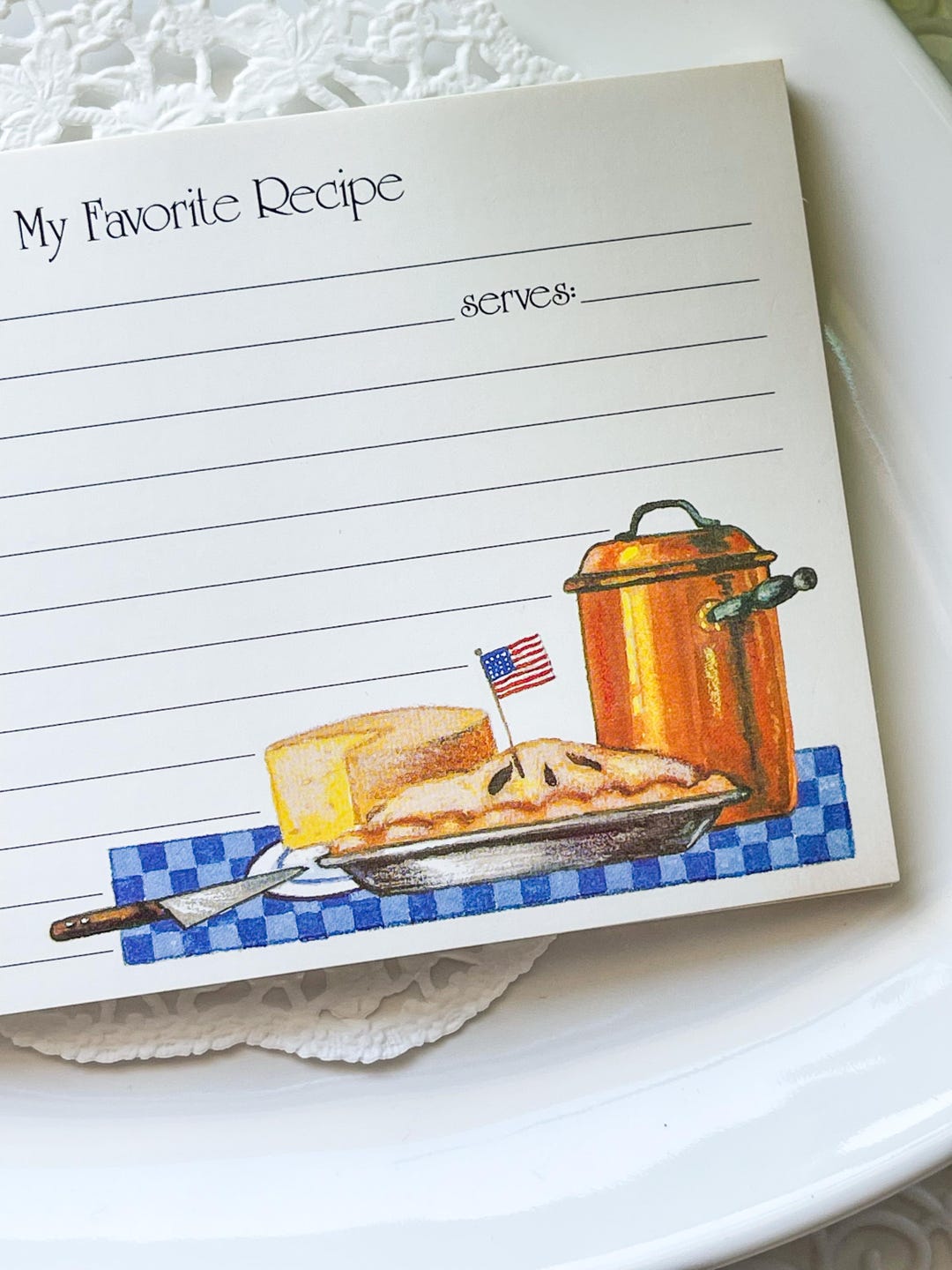 10 - Vintage 90's "my Favorite Recipe" Recipe Cards - Ephemera - Junk ...
