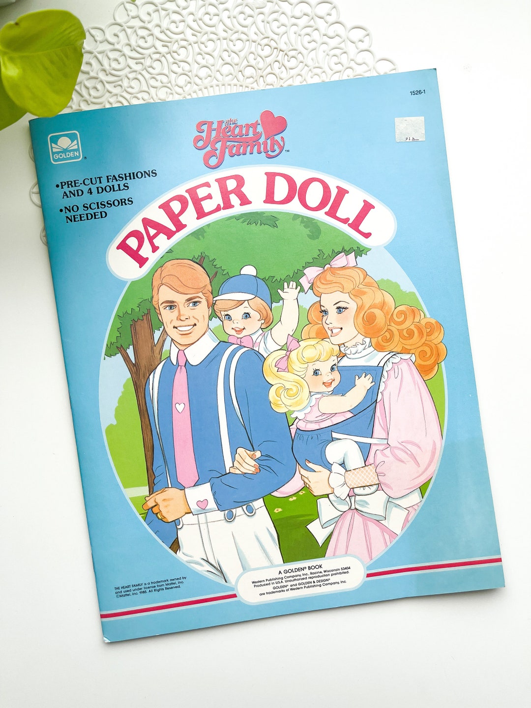 1985 Unused/uncut the Heart Family Paper Dolls Vintage Paper Dolls ...