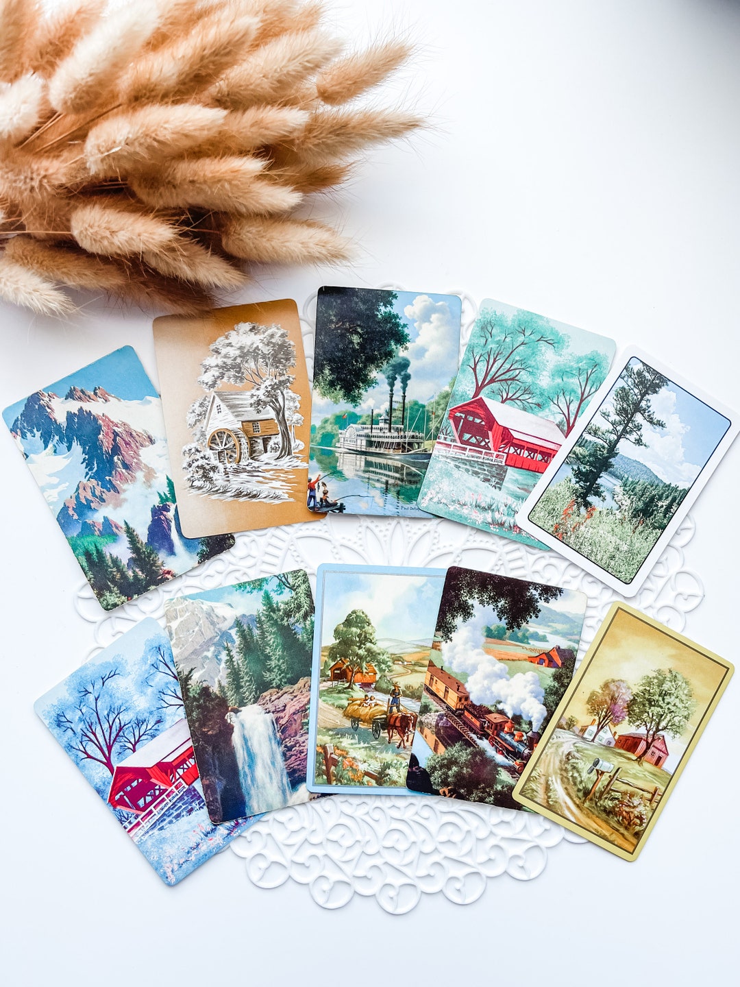 Let's Go! Vintage Playing Card Fun Pack - Ephemera - Junk Journal ...