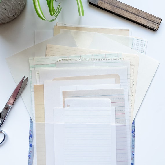Large Vintage Paper Variety Pack 30 Pieces Vintage Journal - Etsy
