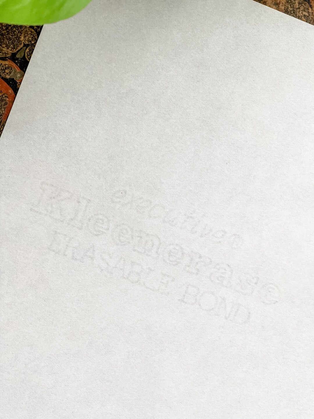 10 Sheets - Vintage Executive Kleenerase Erasable Bond Typewriter Paper ...