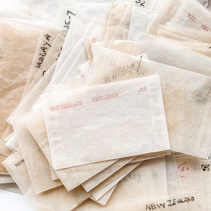 10 Vintage Glassine Stamp Collector Envelopes - Vintage Glassine ...