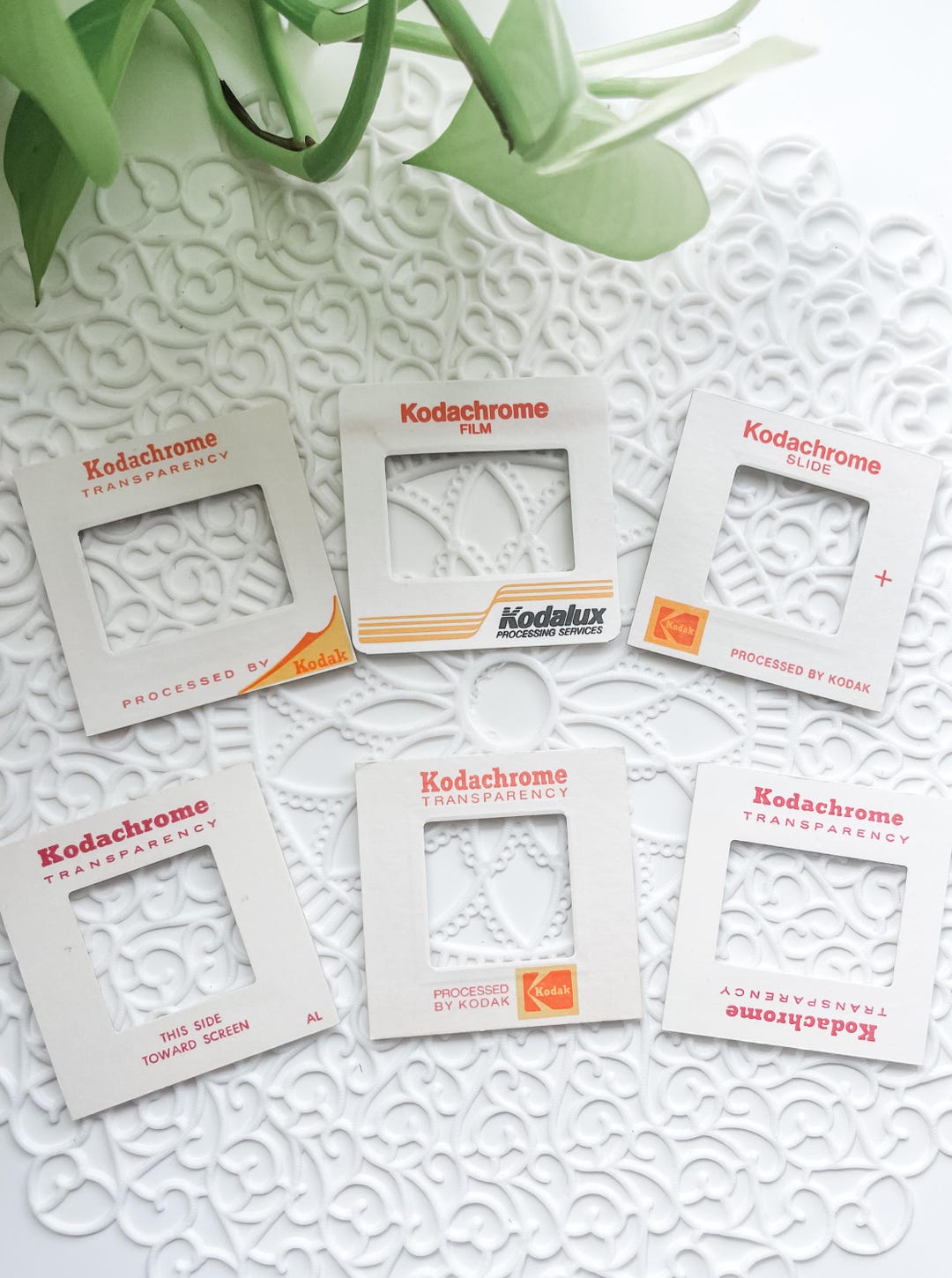 6 Vintage Kodachrome Slide Frames - Vintage Photo Mounts - Junk Journal ...