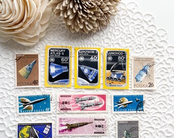 9 Vintage Bird Canceled Stamps - Canceled Stamps - Junk Journal Supply ...