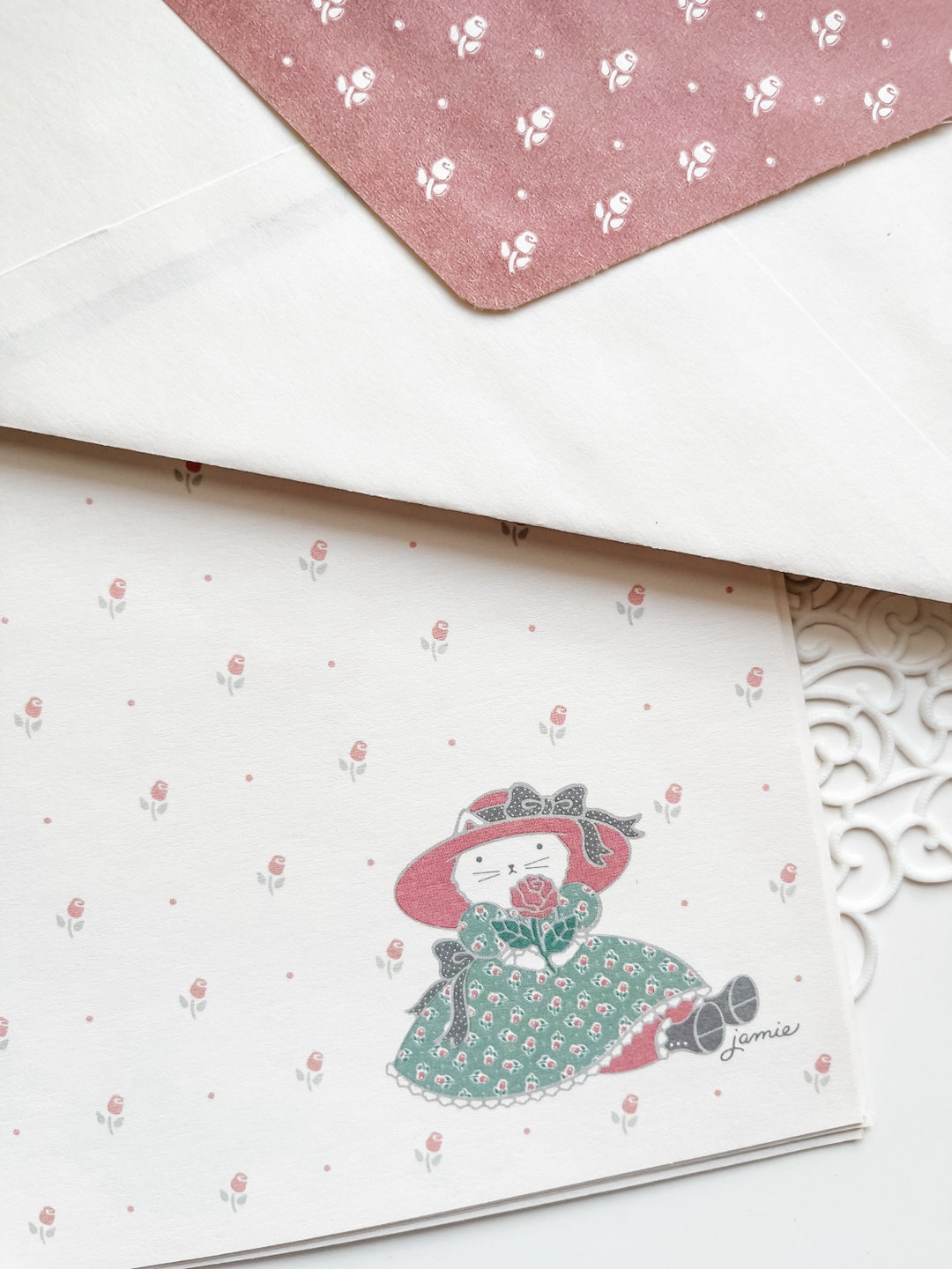 1988 Victoriana Stationery Set - No. 6970 - Vintage Paper - Junk ...