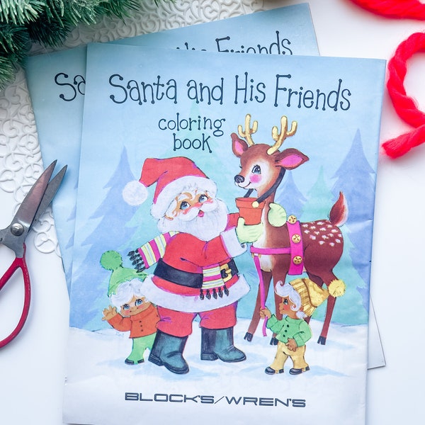 Christmas Booklets Coloring - Etsy