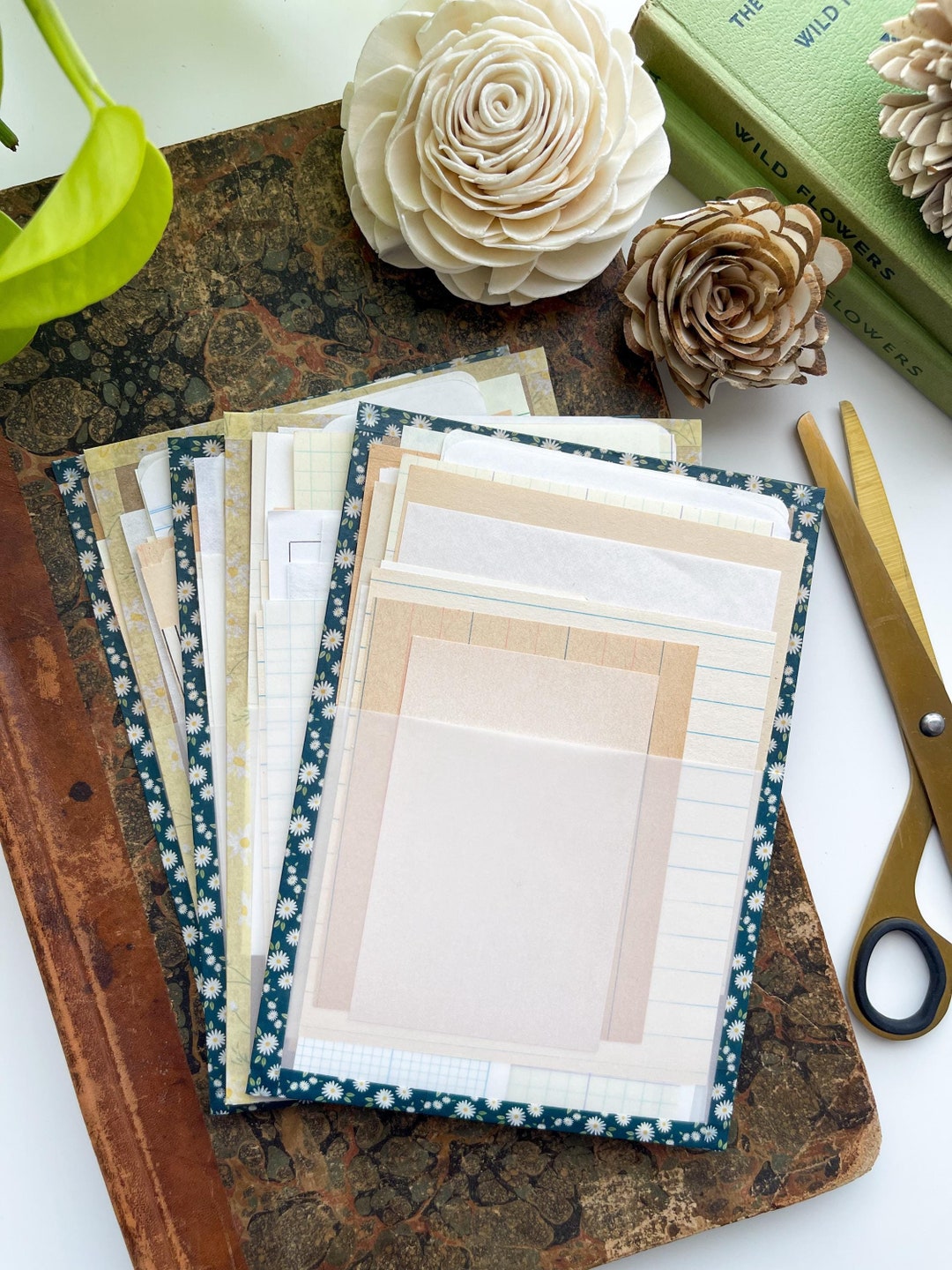 Small Vintage Paper Variety Pack - 25+ Pieces - Vintage Journal Paper ...