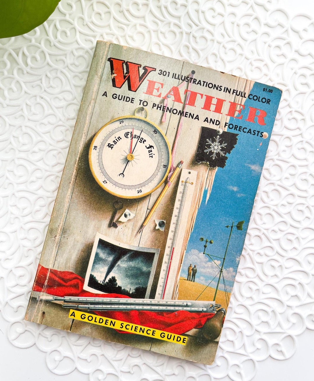 1965 - Weather - A Golden Science Guide - Vintage Reference Book ...