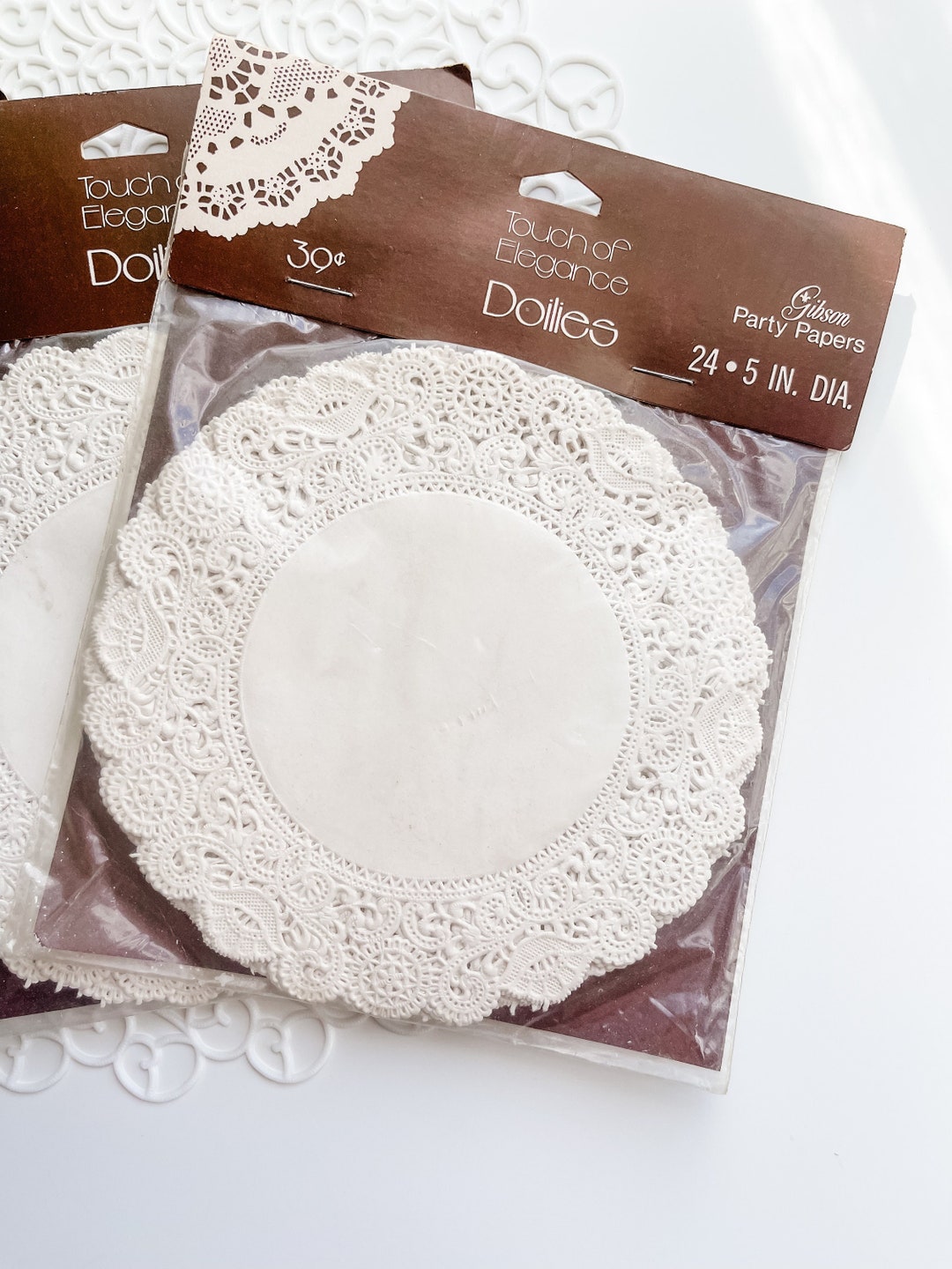 Unopened Pack of Vintage Gibson Paper Doilies 5 Inch Doilies Vintage ...