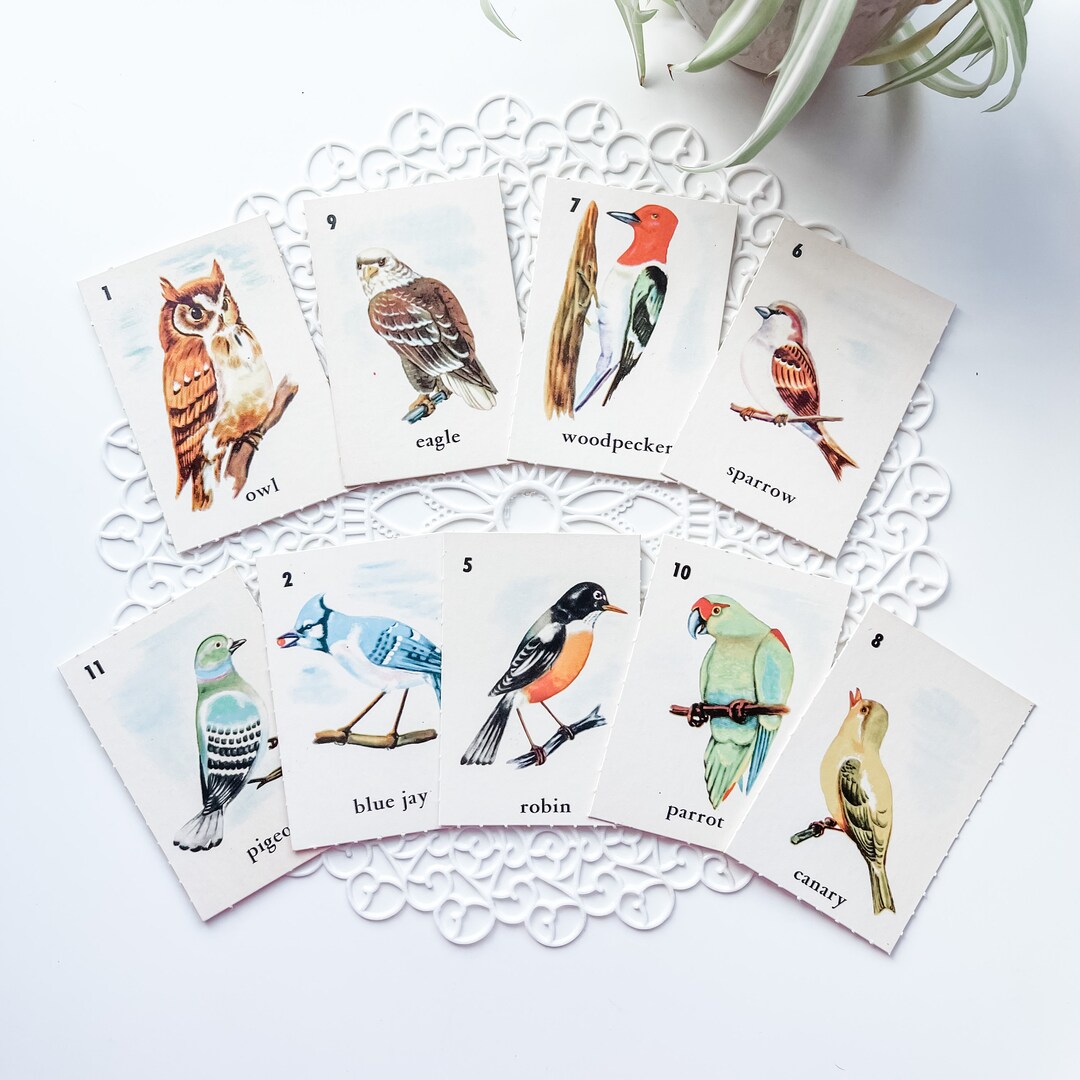 9 Vintage in the Sky Cards Game Ephemera - Etsy