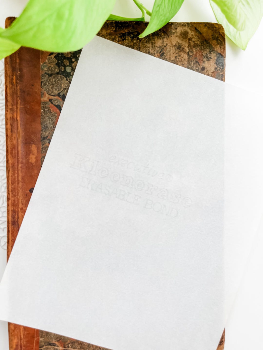 10 Sheets - Vintage Executive Kleenerase Erasable Bond Typewriter Paper ...