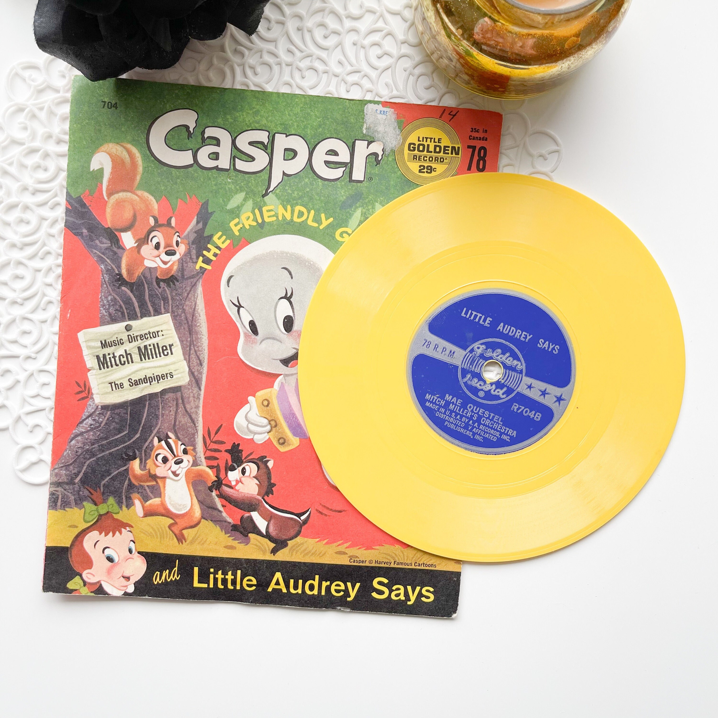 Casper the Friendly Ghost - Little Golden Record - Vintage Record ...
