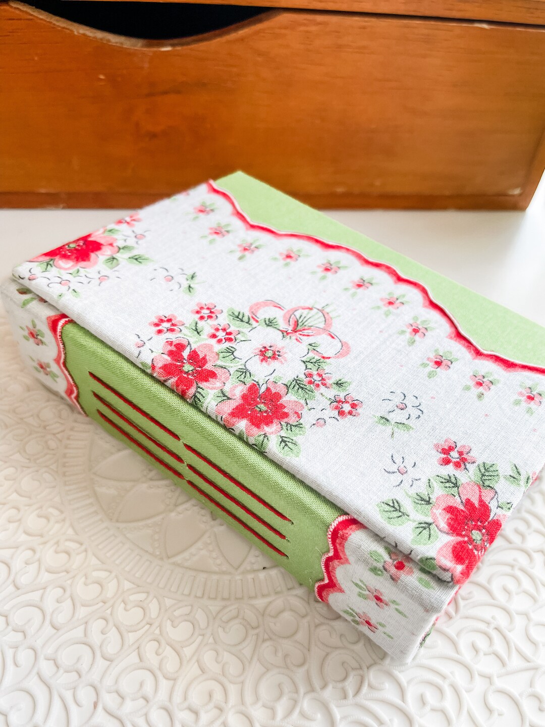 Floral Handmade Vintage Journal Vintage Junk Journal Handmade Journal