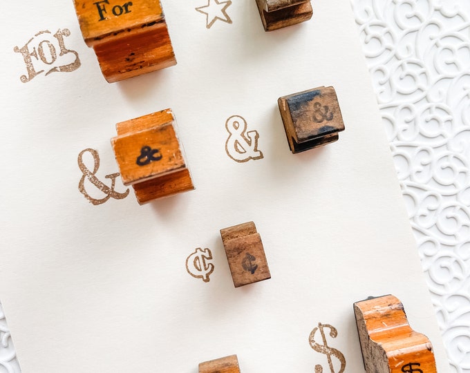 Basic Foods Vintage Stamp Pack - Vintage Wooden Handled Rubber Stamps ...